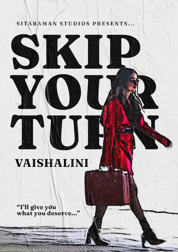 Large Signed Skip Your Turn Movie Poster - Vaishalini